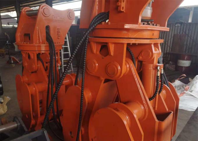 High Speed Excavator Claw Attachment , Log Grapple Rotator Hitachi ...