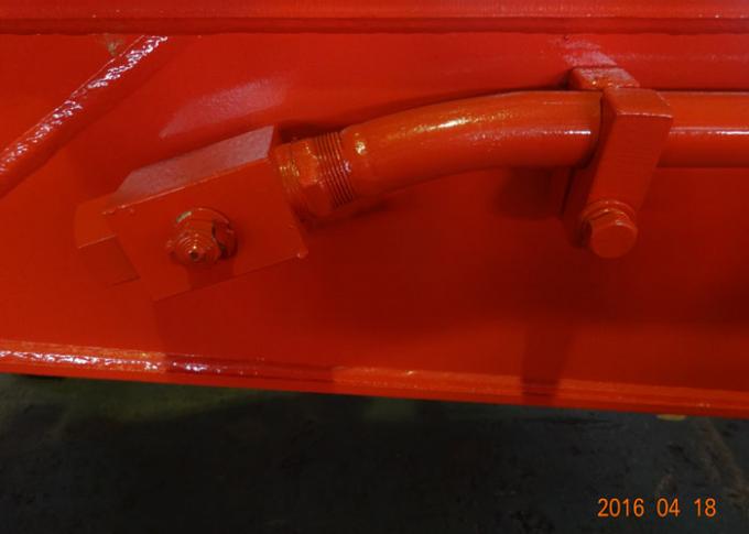Red Color Excavator Dipper Extension 3210 Mm Fold Height With Stick ...