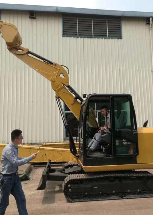 Construction Machinery Excavator Extension Arm , Excavator Dipper Arm