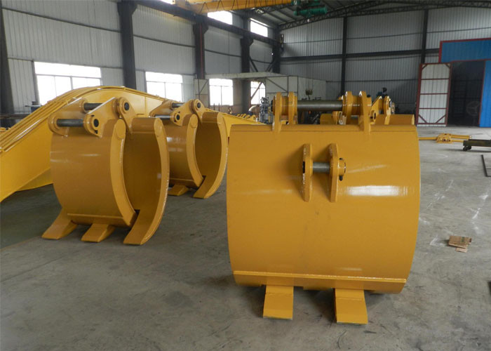 Multi Purpose Rotating Excavator Bucket , Rotating Log Grab Support Rod ...