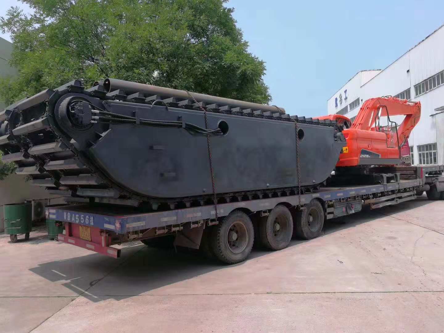 Wetland Amphibious Pontoon Multi Purpose Specical Equipments ...